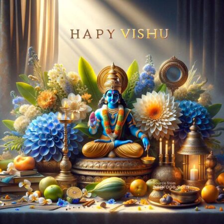 Vishu Wishes 2024 | Exclusive Vishu Kani Images & Greetings